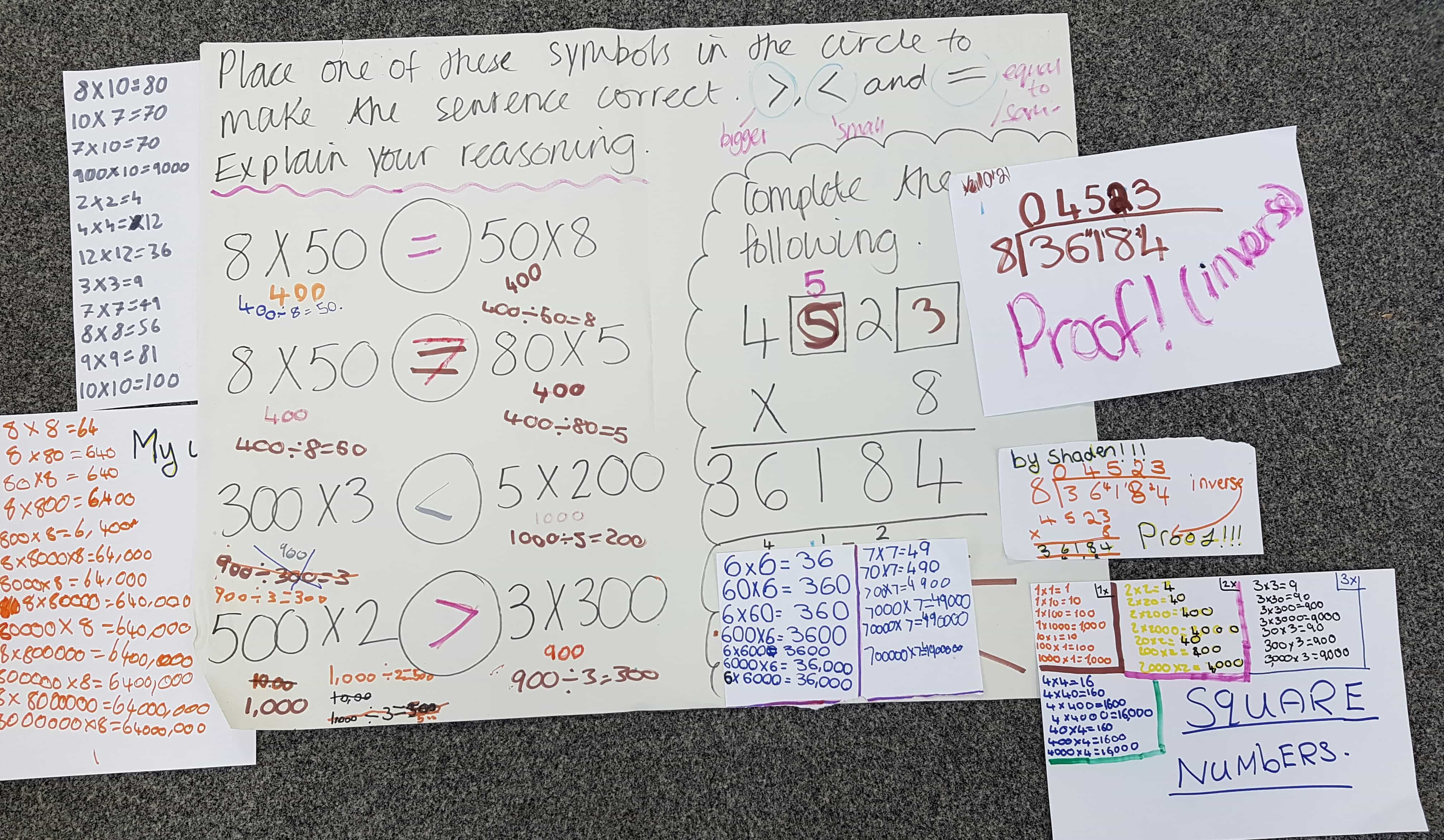 Multiplication and Division (1) - Swimming In Maths